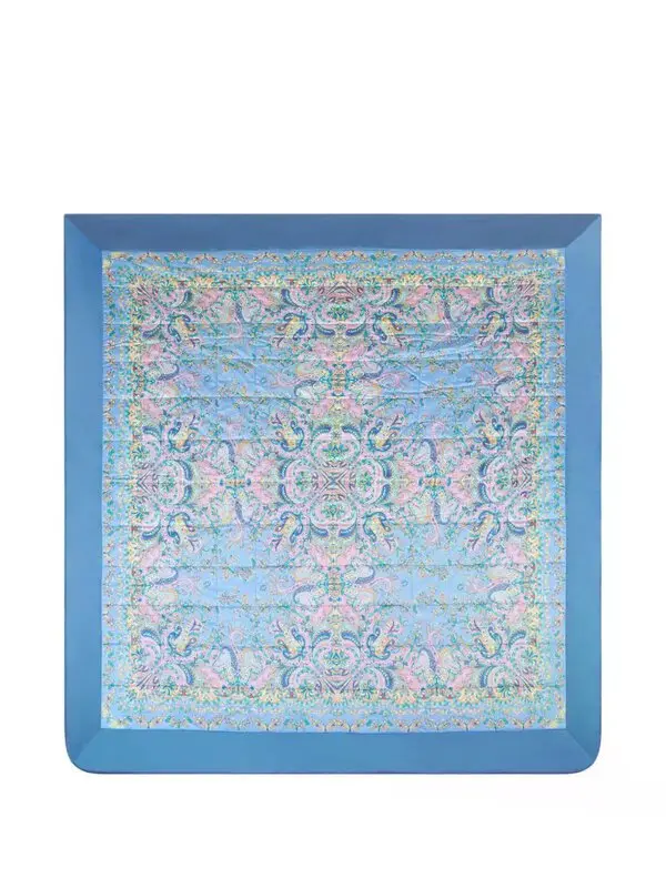 Etro Paisley-print Quilt - Blue