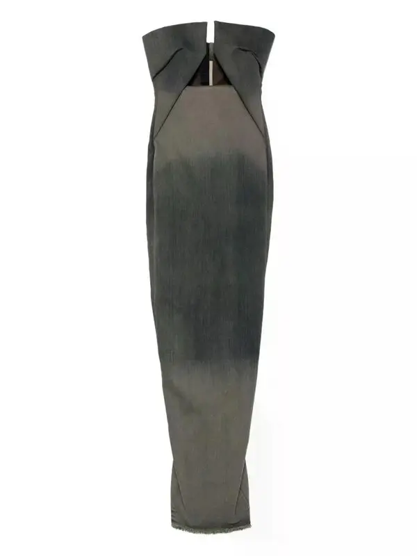 Rick Owens Cut-out Strapless Dress