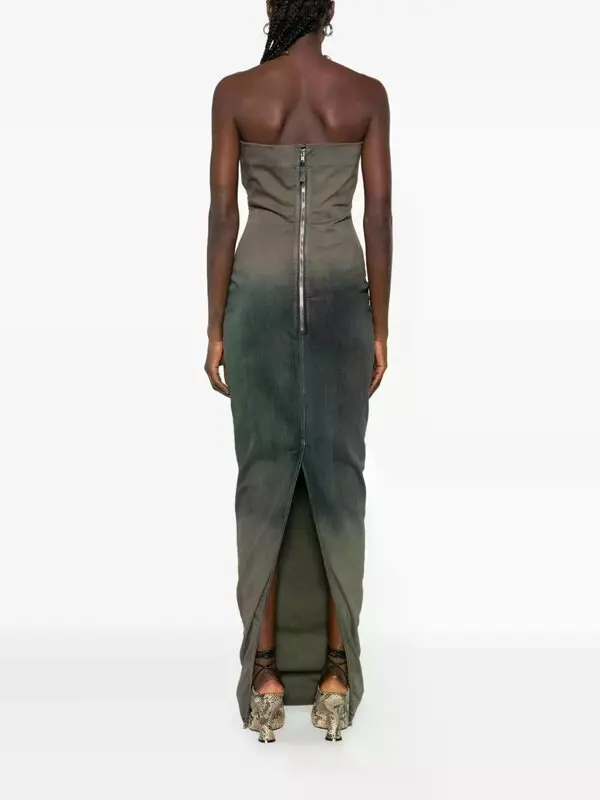 Rick Owens Cut-out Strapless Dress