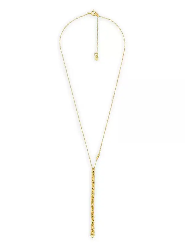Michael Kors Chain-link Y Necklace - Gold