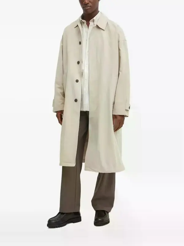 LES DEUX Button-fastening Trench Coat