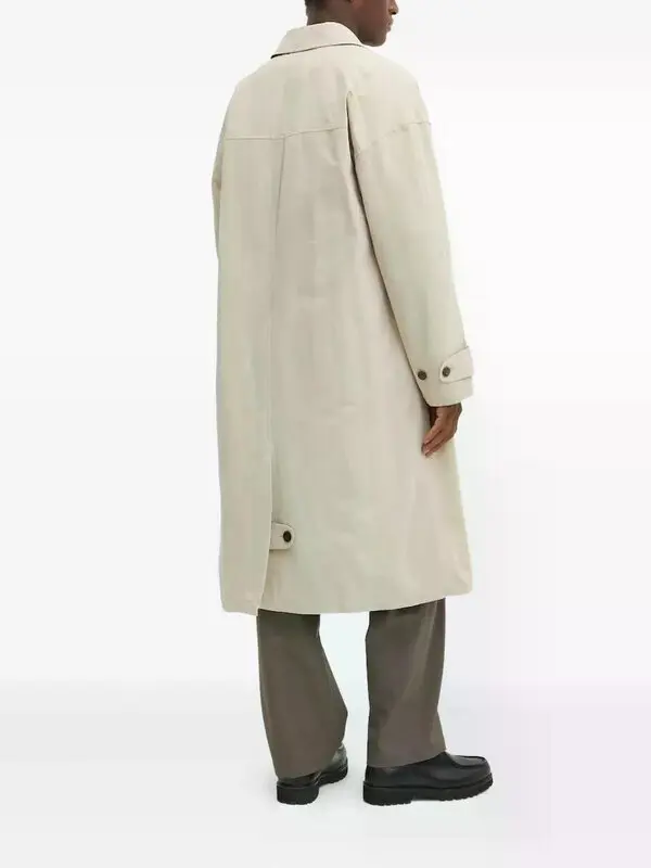 LES DEUX Button-fastening Trench Coat