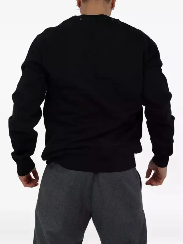 YES LONDON Neck-embellished Sweatshirt