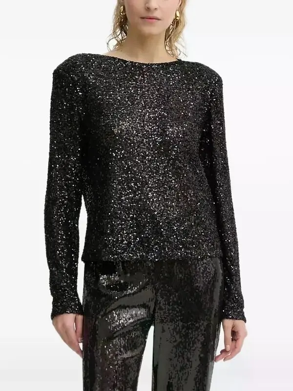 BRUUNS BAZAAR Embellished Long-sleeve Blouse
