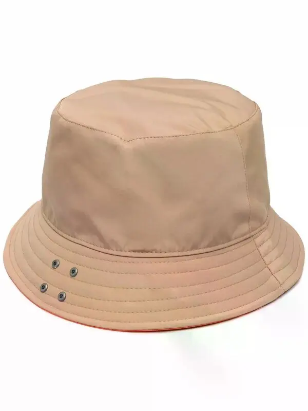 MSGM Rivet Detail Bucket Hat - Neutrals