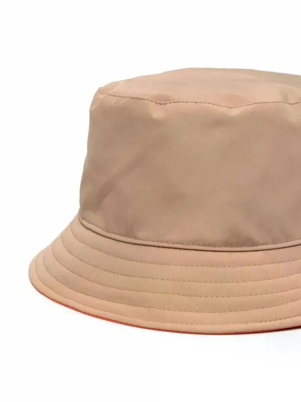 MSGM Rivet Detail Bucket Hat - Neutrals