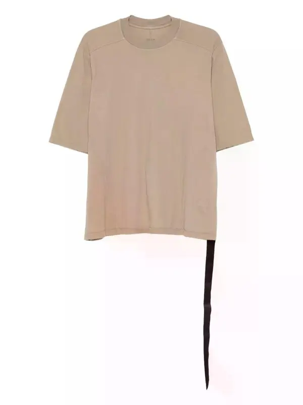 Rick Owens Short-sleeve Draped-hem Top - Neutrals