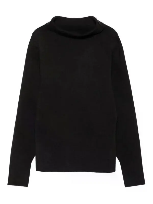 P.a.r.o.s.h High-neck Long-sleeve Sweater - Brown