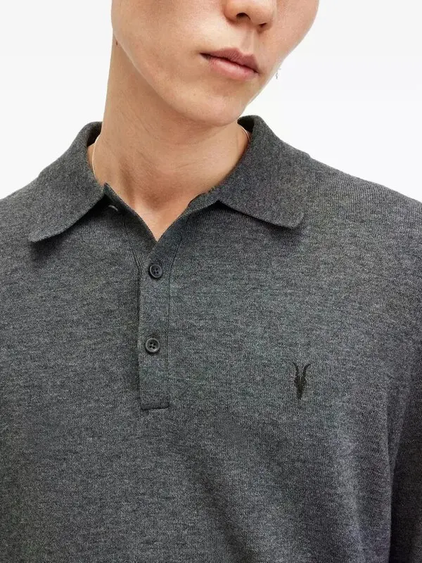 ALLSAINTS Long-sleeve Polo Shirt