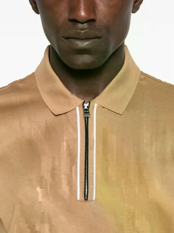 BOSS Zip-front Polo Shirt