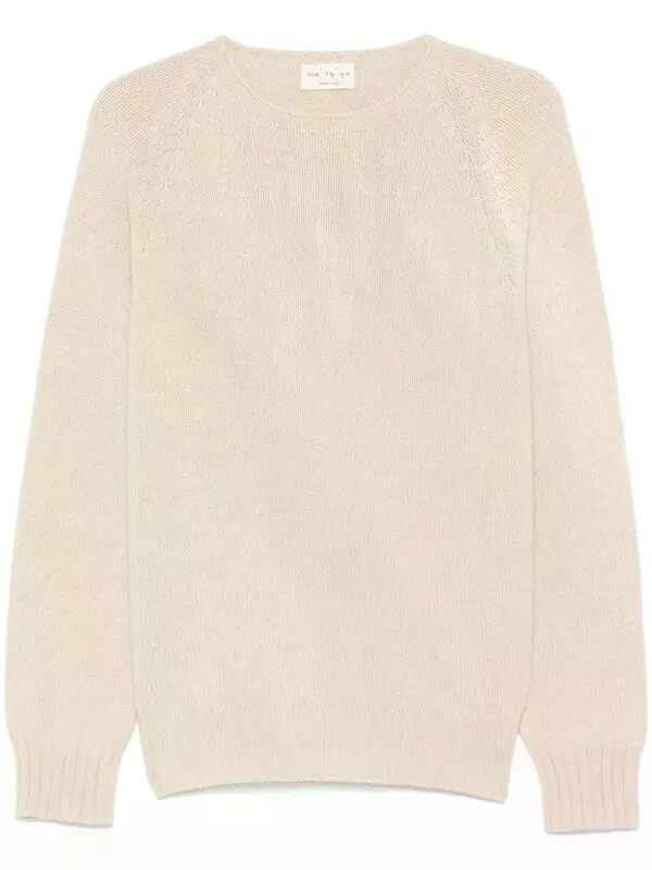 MA'RY'YA Ribbed-knit Sweater - Neutrals