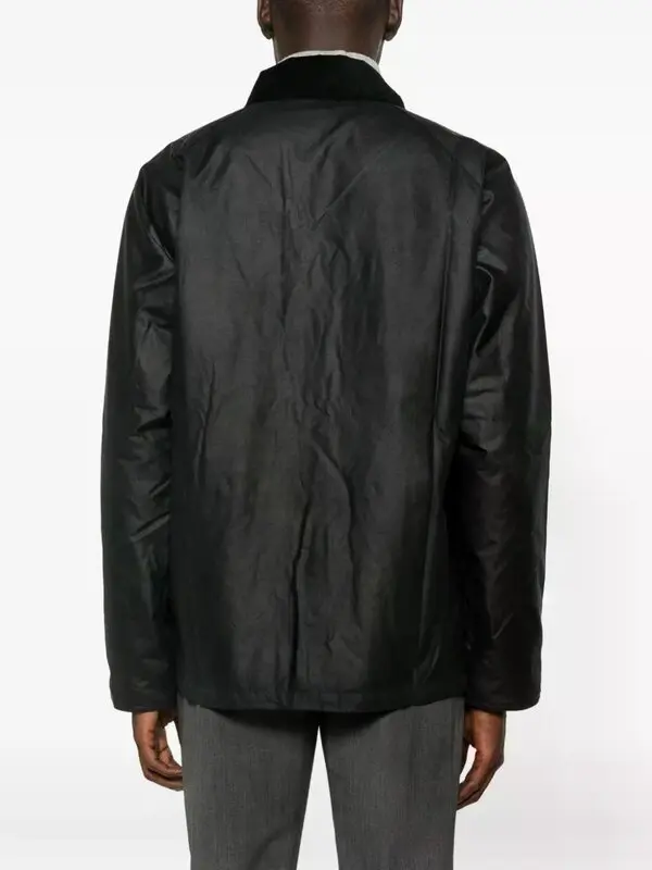 Barbour Flap-pocket Jacket With Corduroy Collar