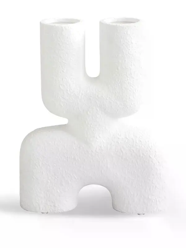 101 COPENHAGEN Mini Cobra Double Vase - White