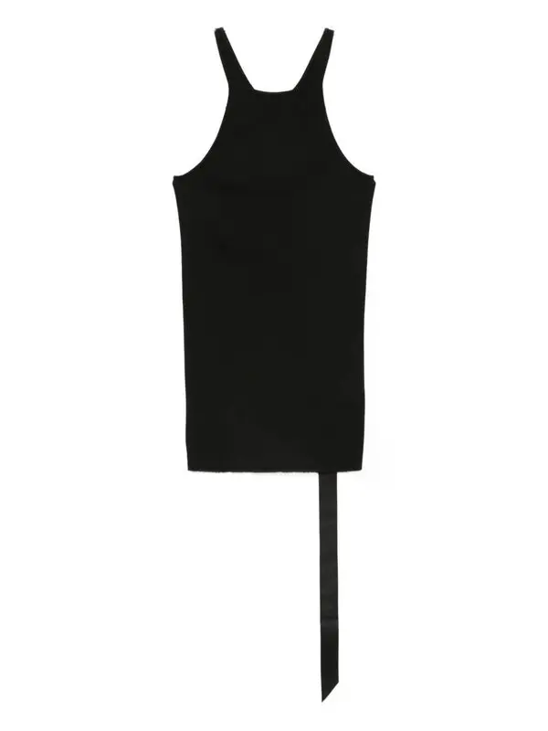 Rick Owens Ribbed-knit Asymmetric Top