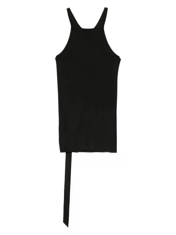 Rick Owens Ribbed-knit Asymmetric Top
