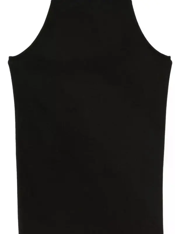 Rick Owens Ribbed-knit Asymmetric Top