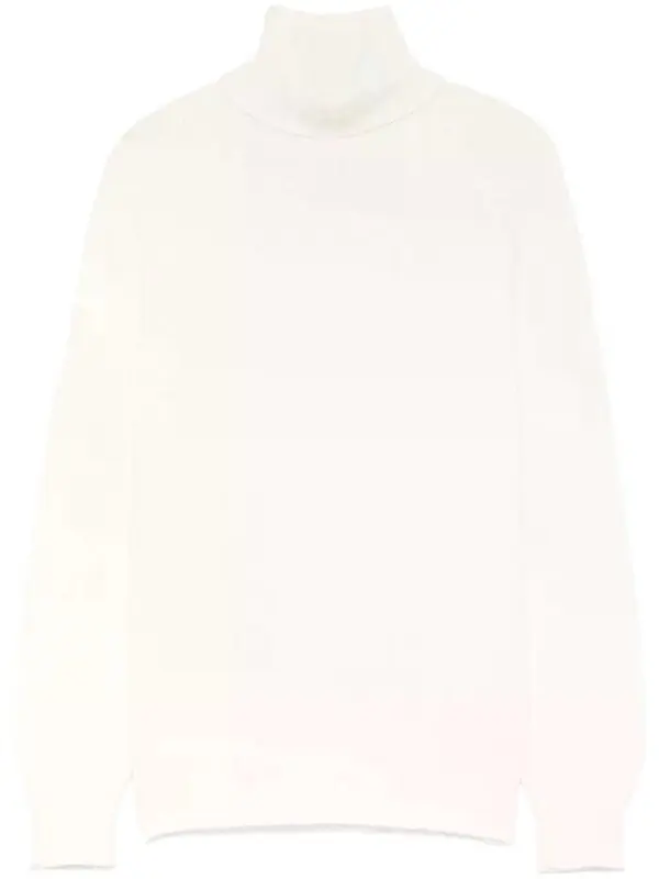 MA'RY'YA Ribbed-knit Wool Blend Sweater - Neutrals