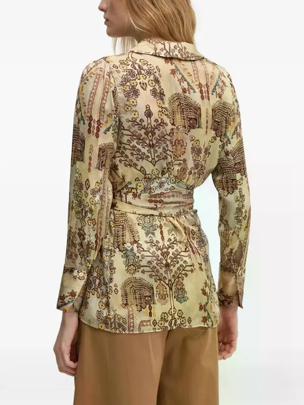 HOSS INTROPIA Patterned Silk Renata Shirt