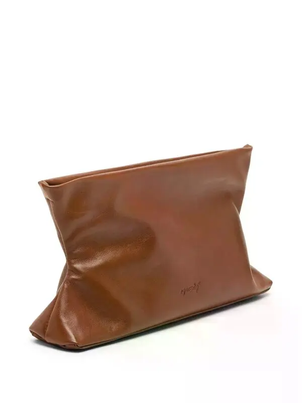 Marsèll Dipi Gathered Clutch - Brown
