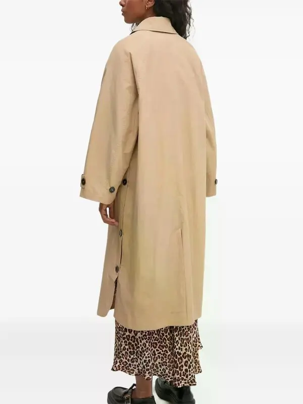 HOSS INTROPIA Button-fastening Raglan Sleeve Coat