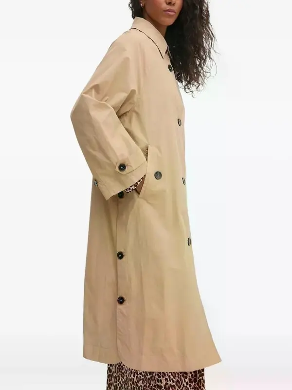 HOSS INTROPIA Button-fastening Raglan Sleeve Coat