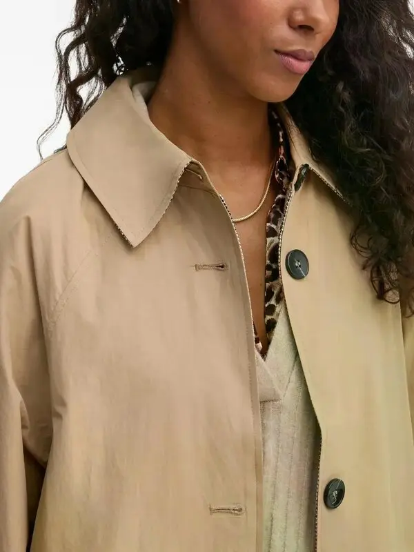 HOSS INTROPIA Button-fastening Raglan Sleeve Coat