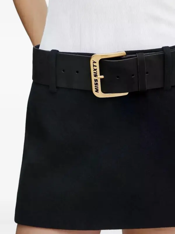 Miss Sixty Belted Mini Skirt