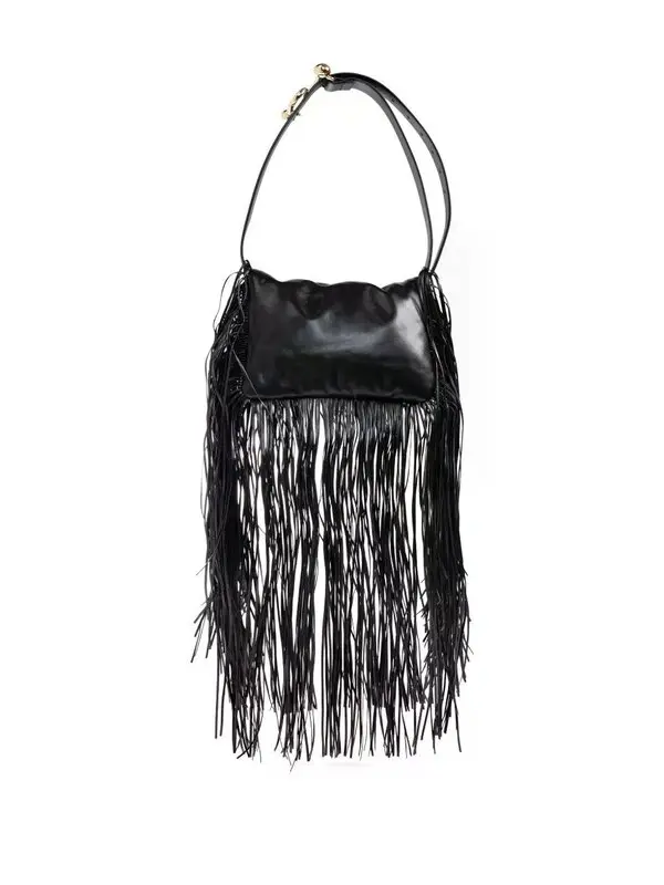 Sportmax Fringed Leather Shoulder Bag