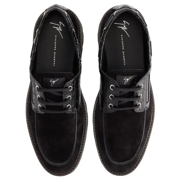 GIUSEPPE ZANOTTI Rivaux Lace-up Shoes - Black