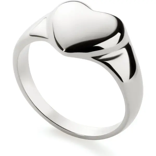 ANA LUISA Isla Heart Ring - Silver