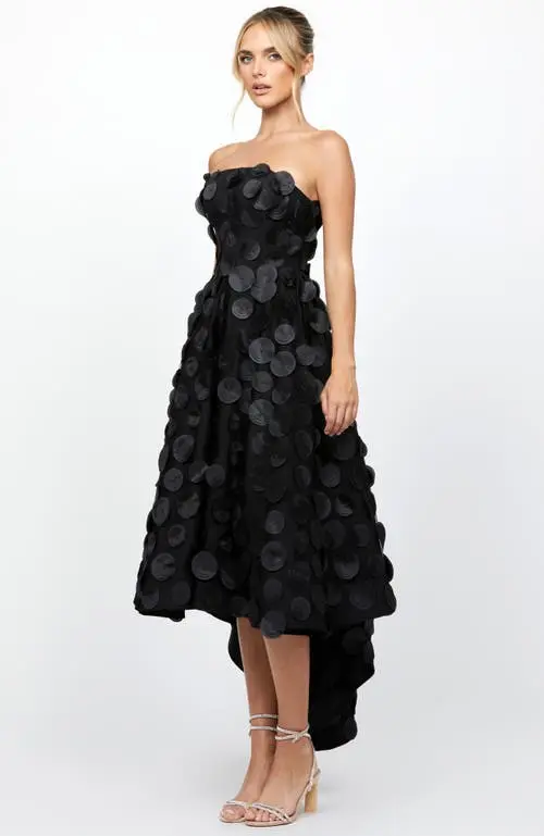 BARIANO Strapless Hi-lo A-line Gown