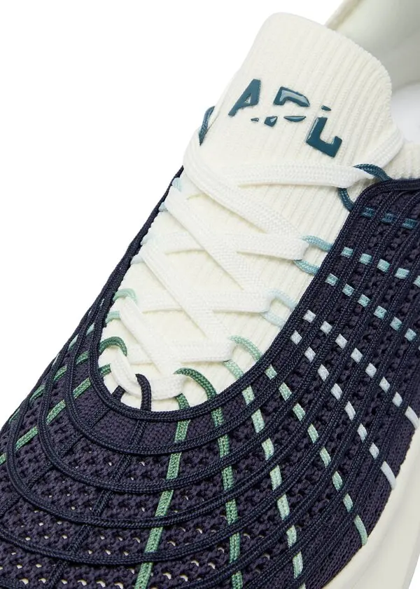 Apl Techloom Zipline Knitted Sneakers - Navy