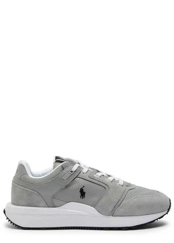Polo Ralph Lauren Train 89 Panelled Mesh Sneakers - Grey