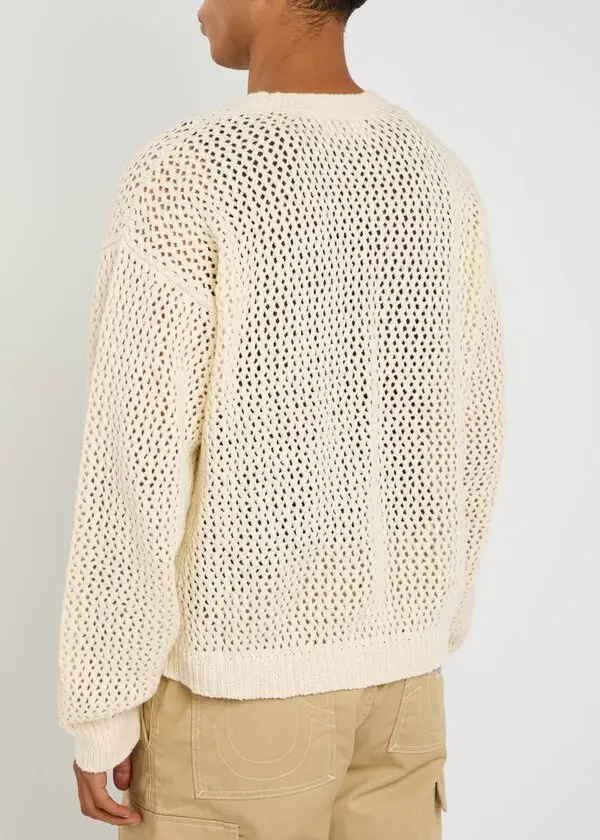 CHERRY LOS ANGELES Open-knit Cotton Jumper