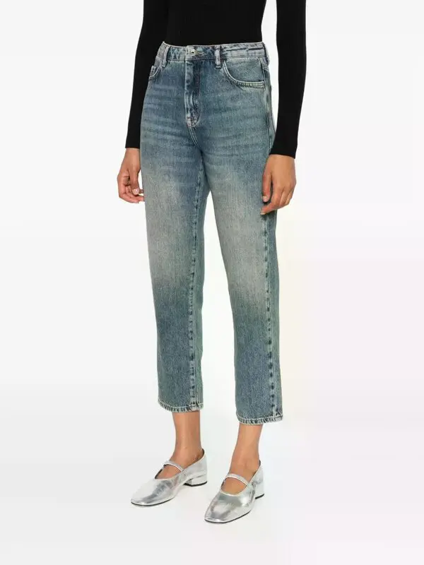 Patrizia Pepe High-waisted Straight Jeans