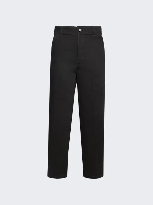 LEMAIRE Maxi Barrel Workwear Pants - Black