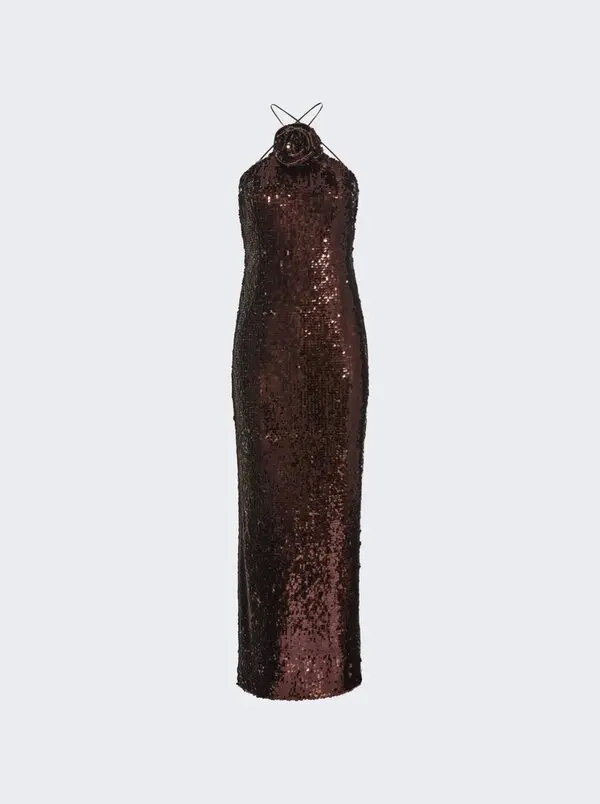 Magda Butrym Maxi Dress - Brown