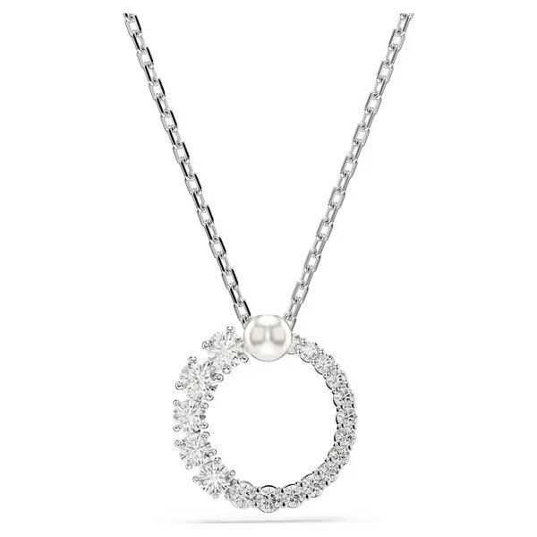 SWAROVSKI Matrix Rhodium-plated Pendant - White