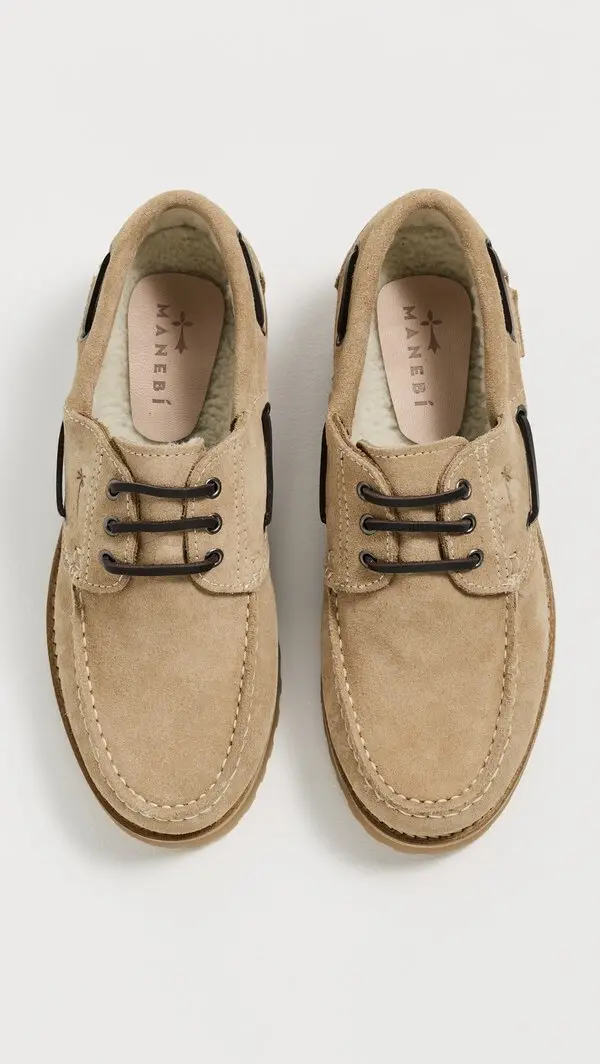 Manebí Suede Boat Shoes