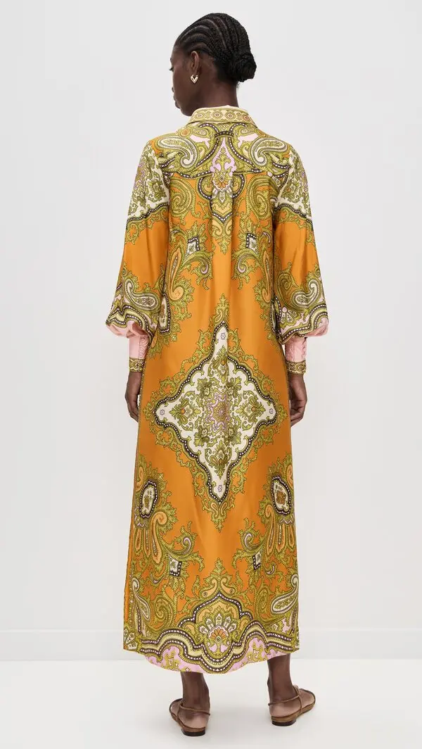 clemenza silk midi dress Alemais Clemenza Silk Midi Dress || Available in sizes 8 and 14 (flexible  fit - these sizes will fit 8 to 16 || She is stunning