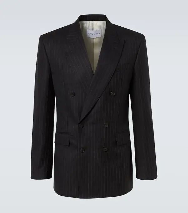 Givenchy Pinstripe Wool Blazer