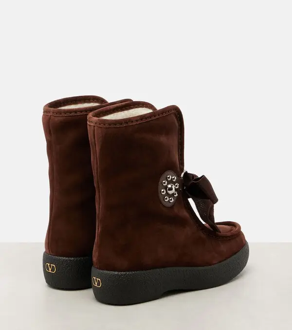 Valentino Garavani Snowish Suede Ankle Boots