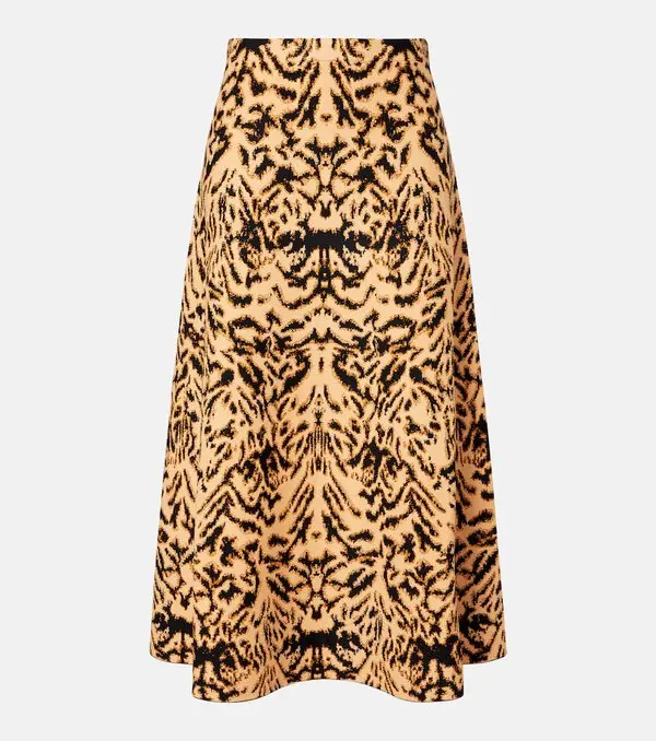 Ulla Johnson Lani Jacquard Midi Skirt - Multicoloured
