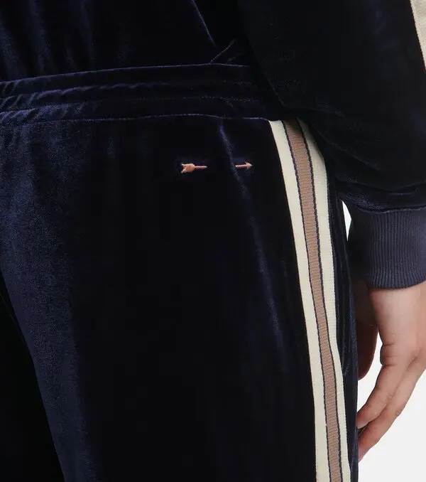 The Upside Monaco Freya High-rise Velour Sweatpants