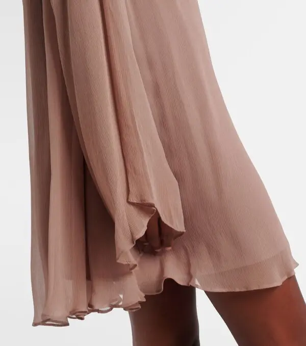 Staud Esther Chiffon Minidress