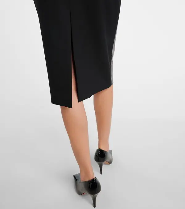 Stella McCartney Snake-effect Midi Skirt