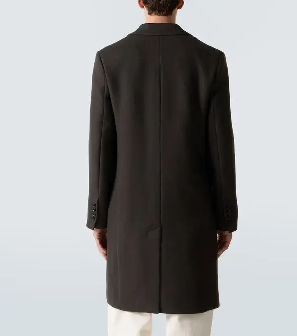 Ami Single-breasted Wool Coat