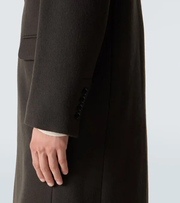 Ami Single-breasted Wool Coat