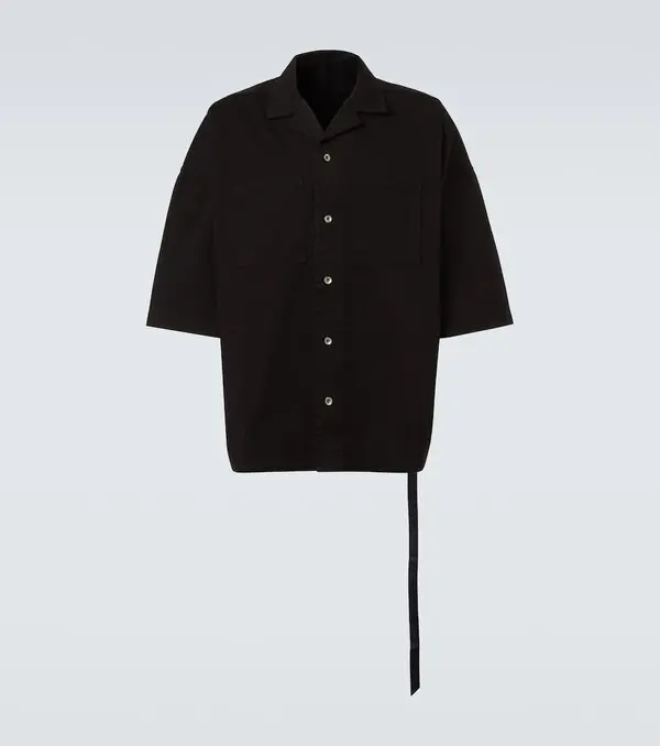 Rick Owens Magnum Tommy Oversized Cotton Twill Shirt