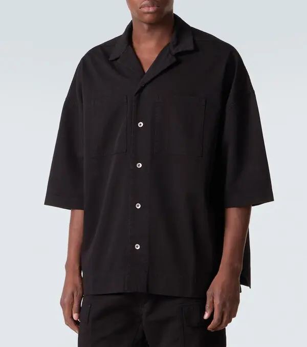 Rick Owens Magnum Tommy Oversized Cotton Twill Shirt